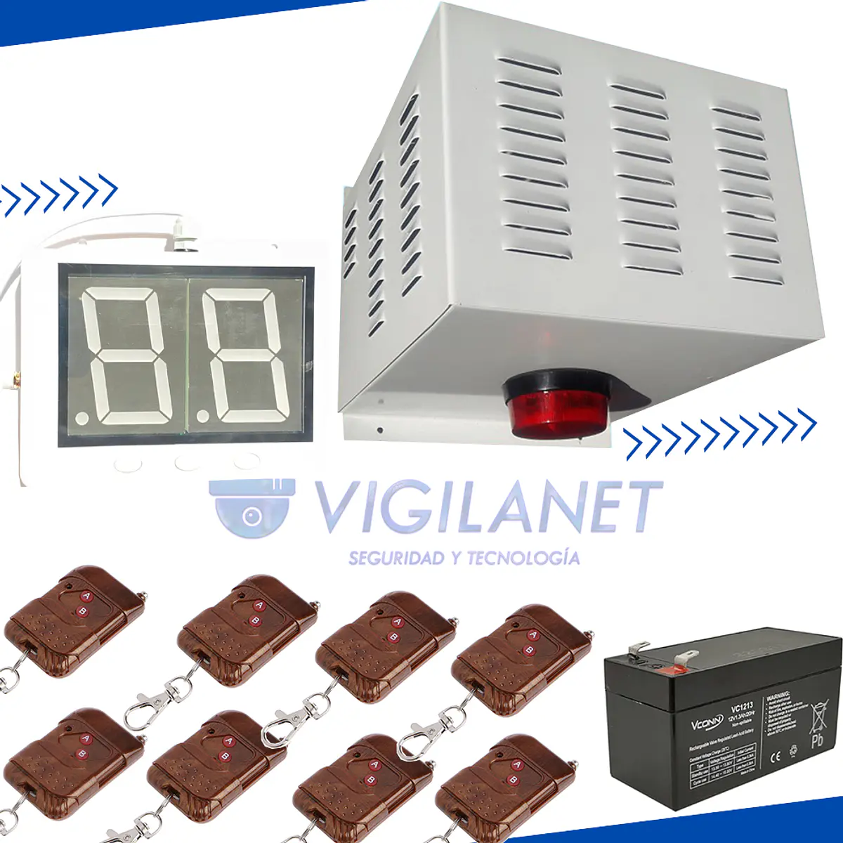 Alarmas con controles