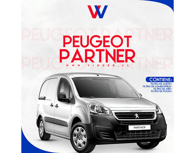 KIT Peugeot Partner | Vinder.cl