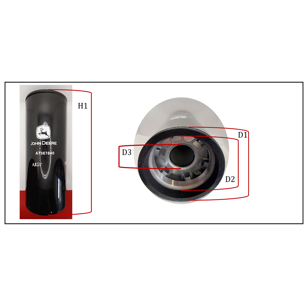 AT367840 Filtro John Deere | Vinder.cl