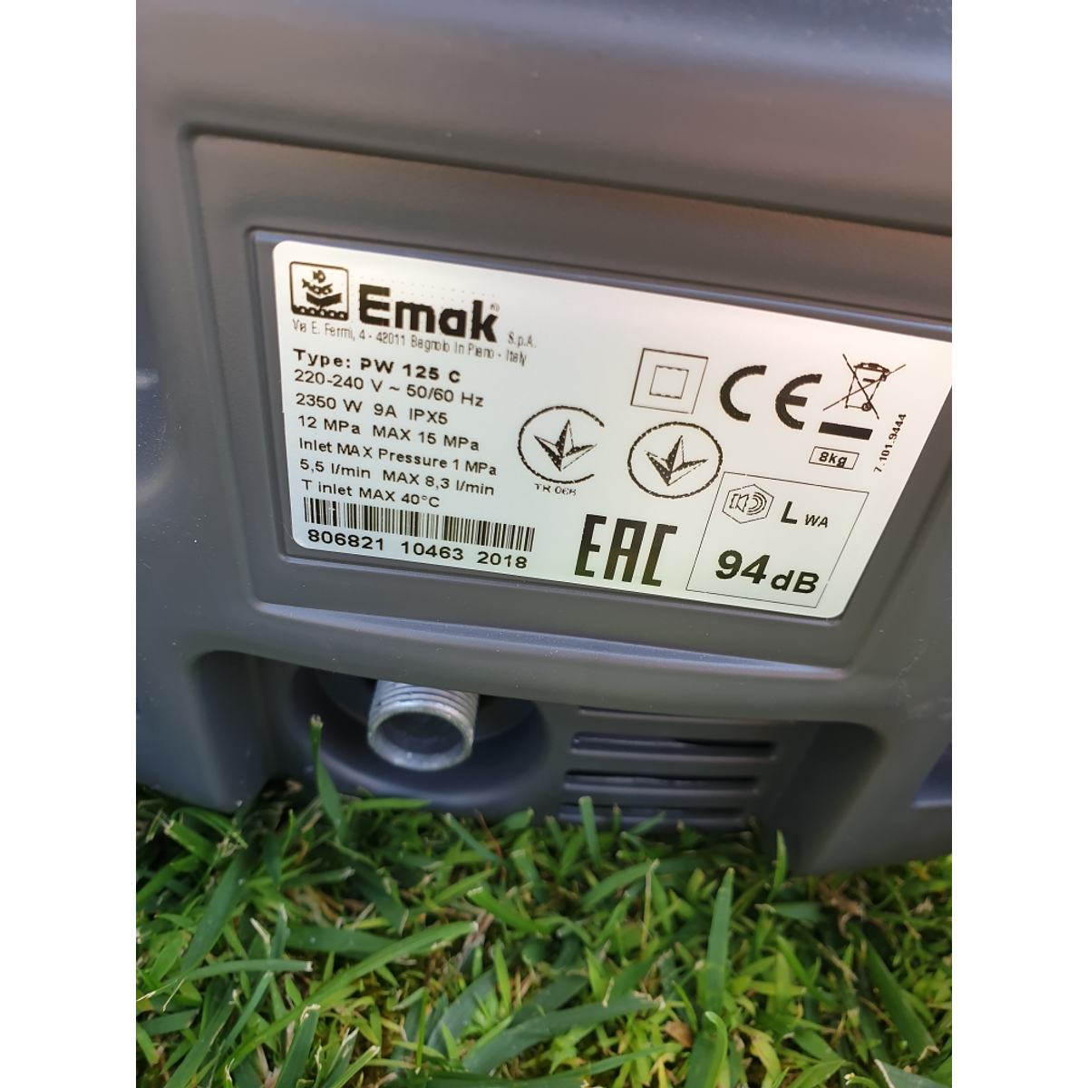 Lavadora Oleo-Mac PW125C