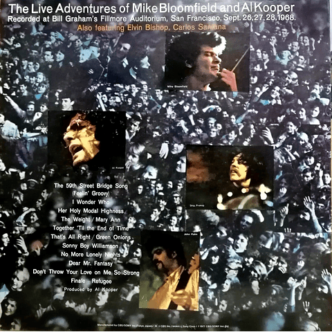 Mike Bloomfield And Al Kooper - The Live Adventures Of Mike