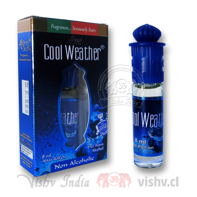 Perfume sin Alcohol 8 ml Cool Weather ($2.490 x Mayor)