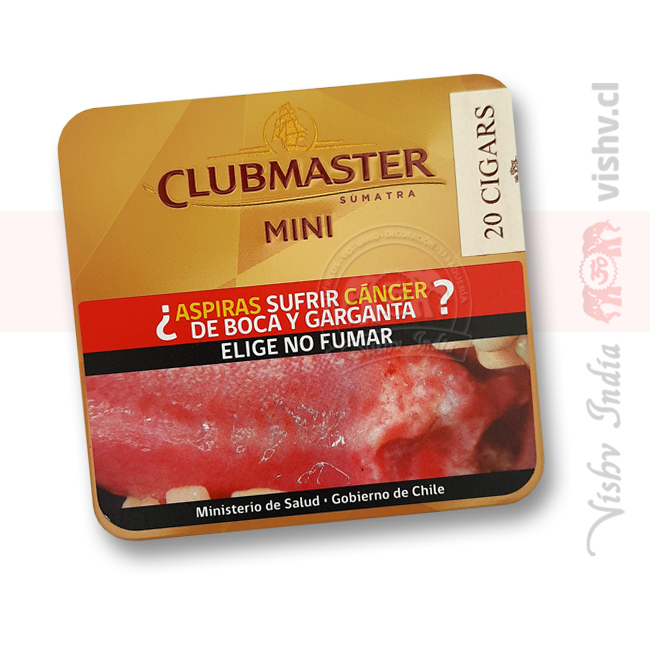Cigarro Clubmaster Mini Sumatra 20 uds ($7.800 x Mayor)