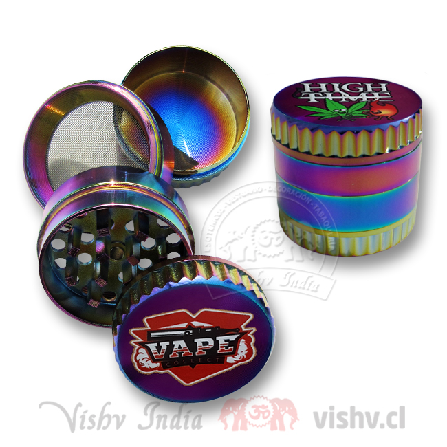 Moledor Metálico Diseño Tornasol #5143 - 3 Pisos ($4.990 xM)