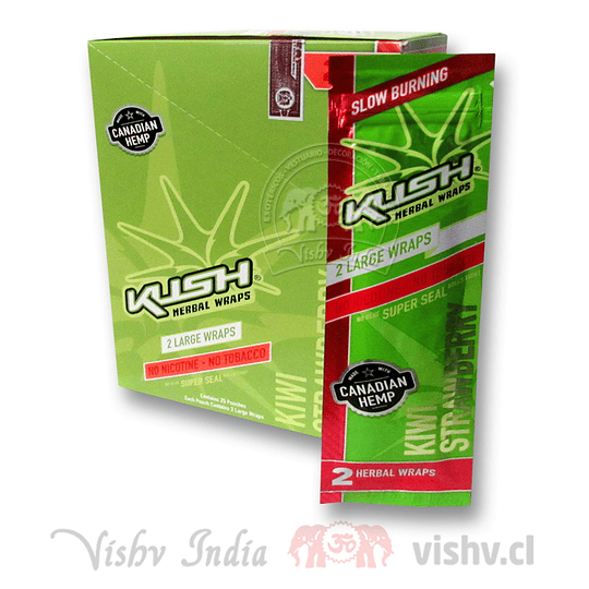 Kush Wraps Kiwi - Frutilla ($600 x Mayor)