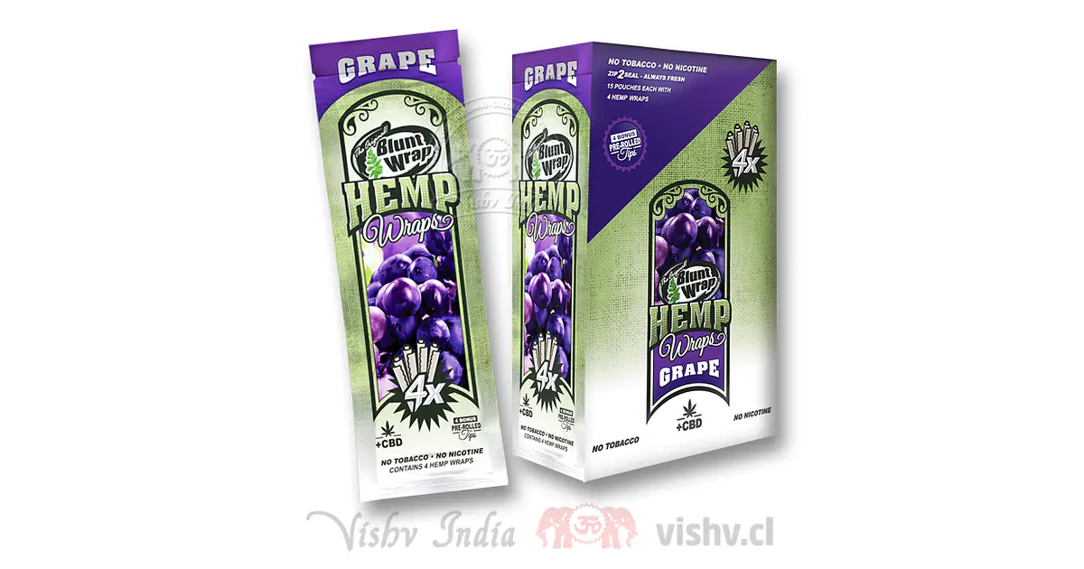 Blunt Wrap Hemp Grape ($1.195 x Mayor)