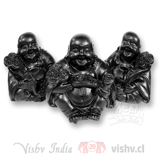 Set 3 Budas Negros #7577-004 ($4.990 x Mayor)