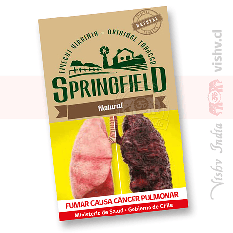Tabaco Springfield Natural ($4.590 x Mayor)