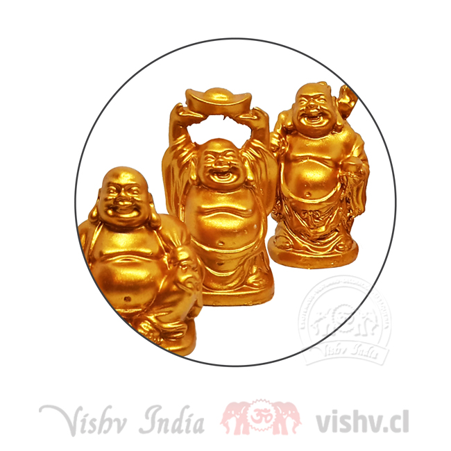 Set 6 Budas de la Fortuna Feng Shui ($3.990 x Mayor)