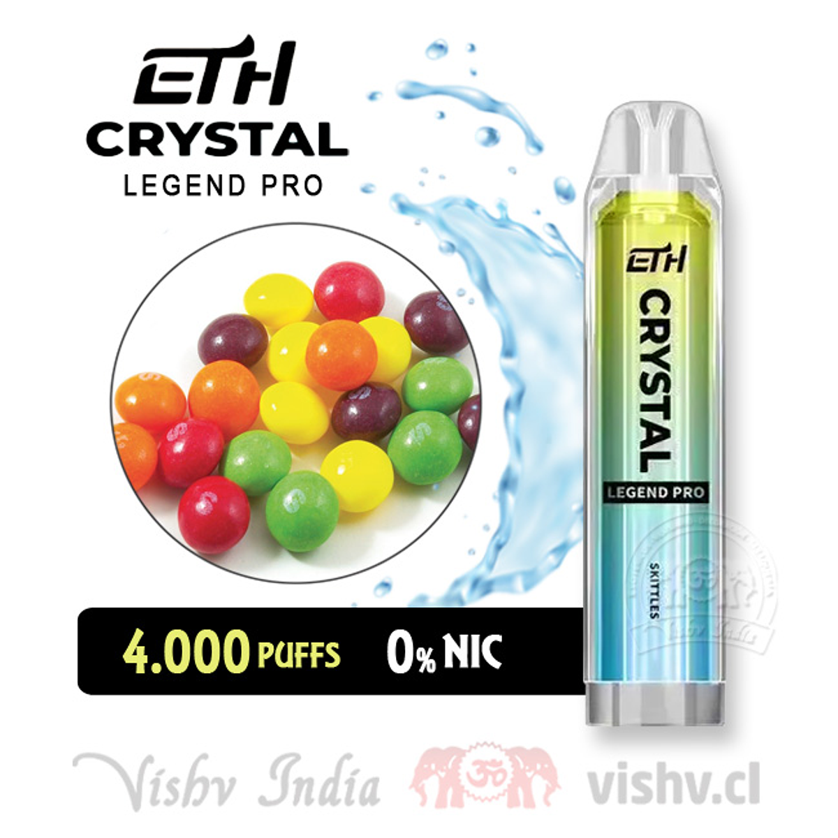 Vape ETH Crystal Legend Pro - 4000
