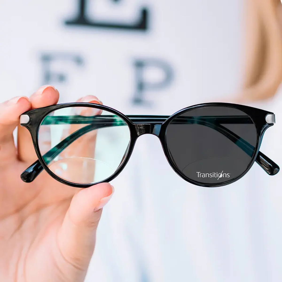 Lente bifocal invisible policarbonato transition Ar