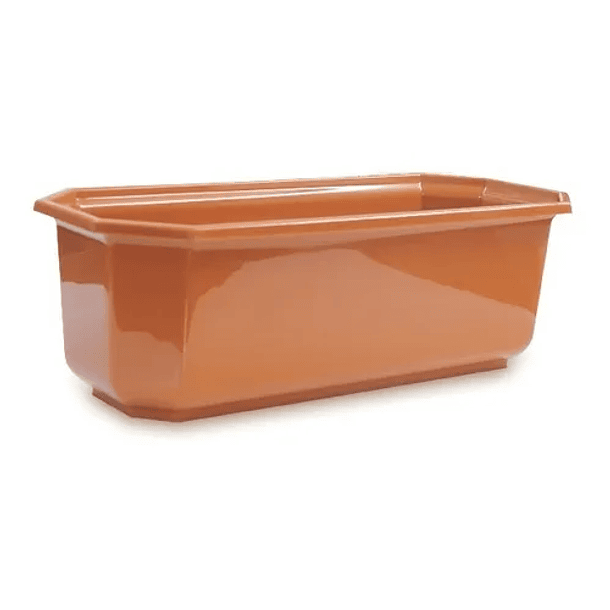 Maceta Jardinera Plantas Rectangular Plástica 40cm Largo