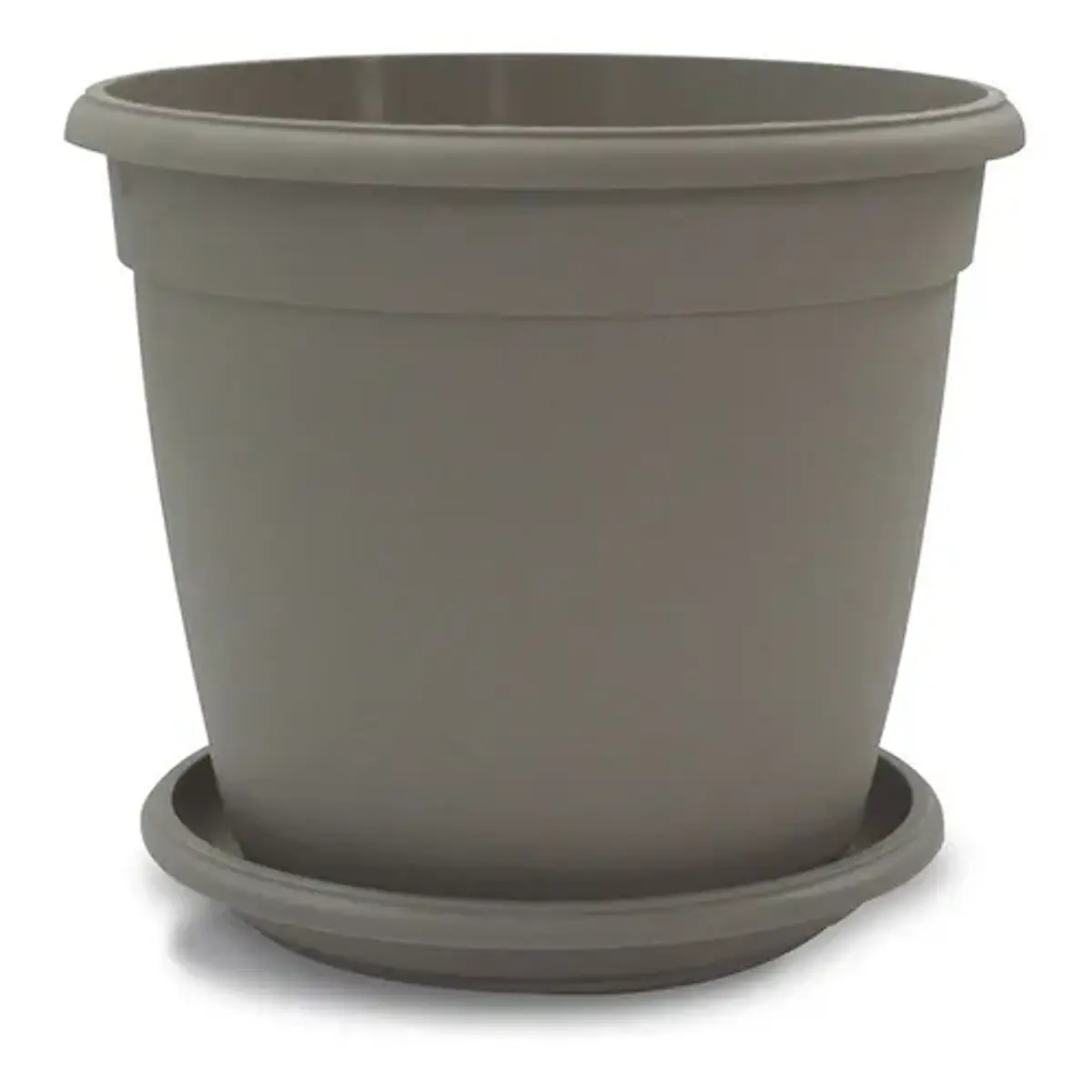 Maceta Plantas Redonda Plástica 14cm Diámetro x 12cm Alto M