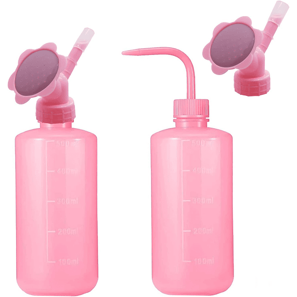 Botella De Riego De Apretar X500ml Plantas más Tapa Regadera