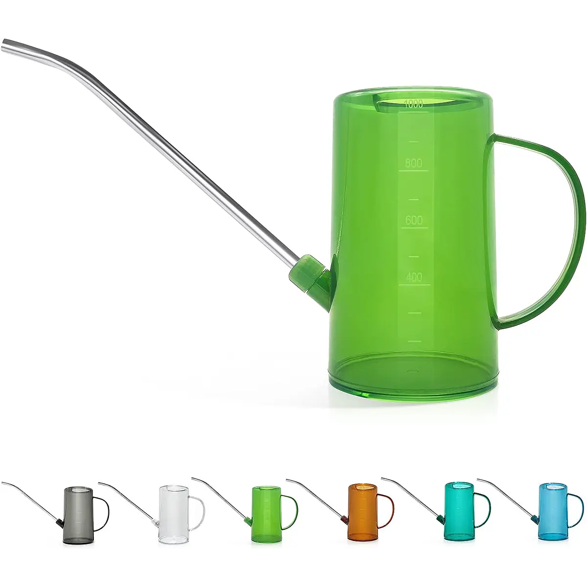 Regadera Premium Para Plantas X1 Litro Salida Larga Acero