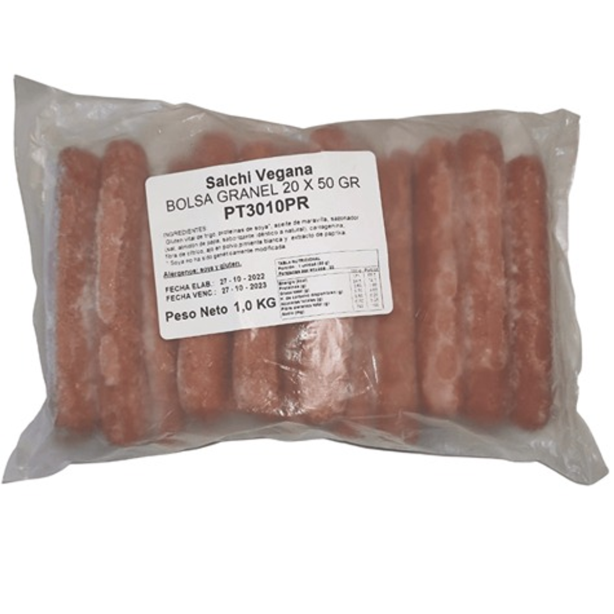 Salchicha Vegana Granel 20u - Riku | Emporio Vive Vegano - Tienda de ...