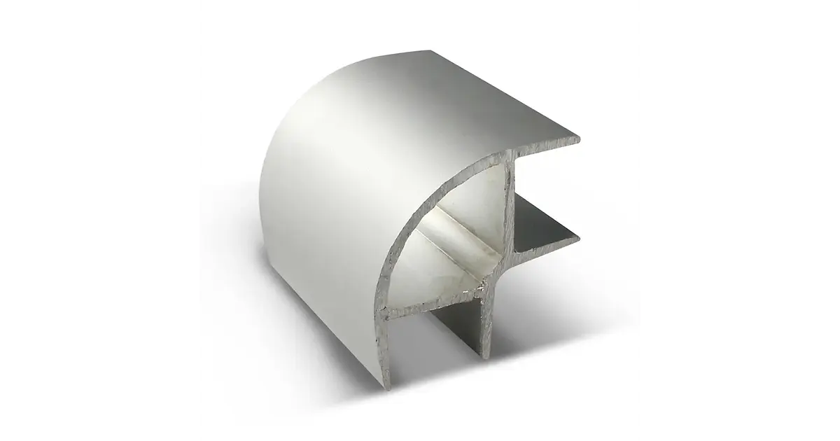 Perfil de aluminio esquinero 4 metros para placas de mobilia
