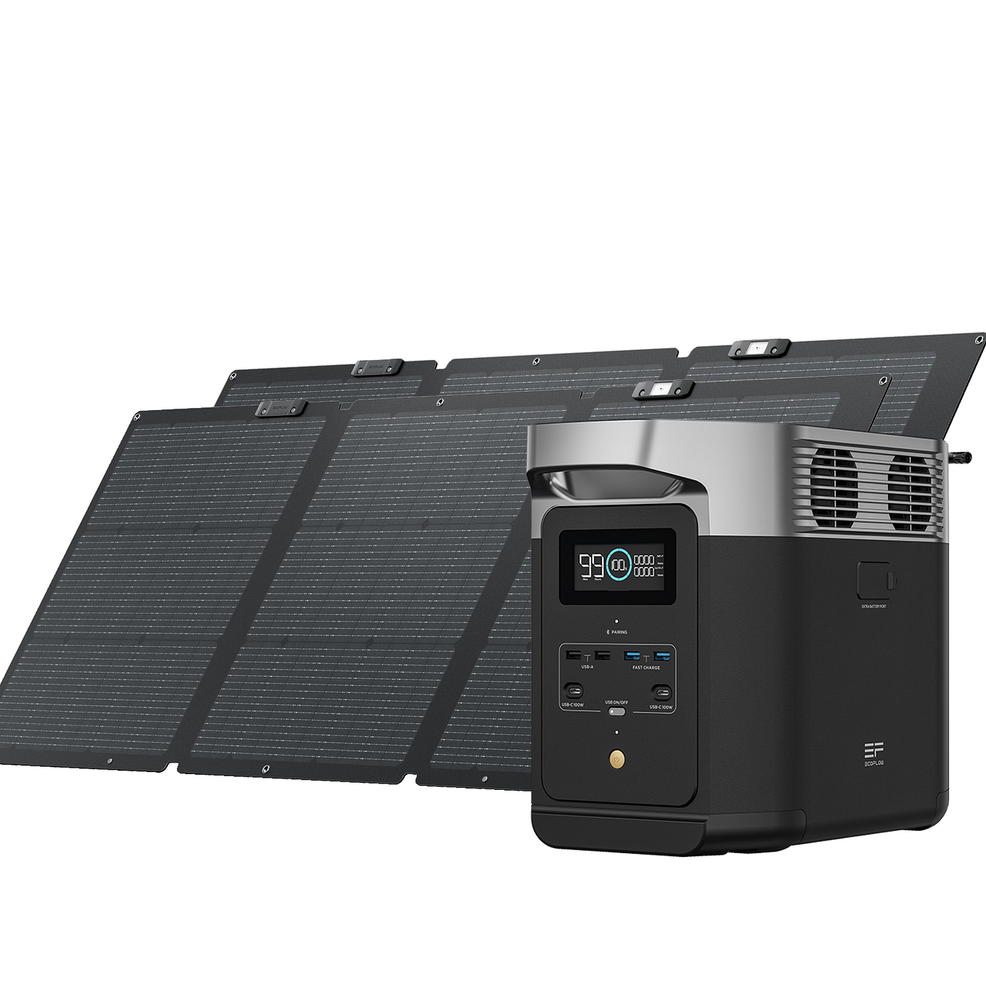 Kit Solar Delta 2 + Panel Plegable 160W NextGen