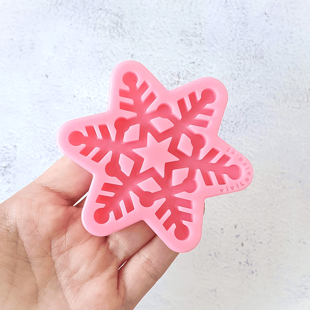 Molde Copo Nieve Estrella