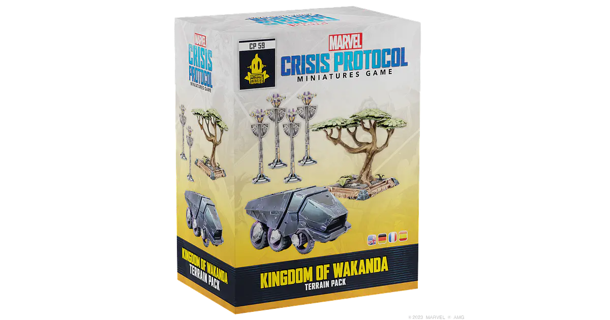 Marvel Crisis Protocol Kingdom of Wakanda Terrain Pack - Esp
