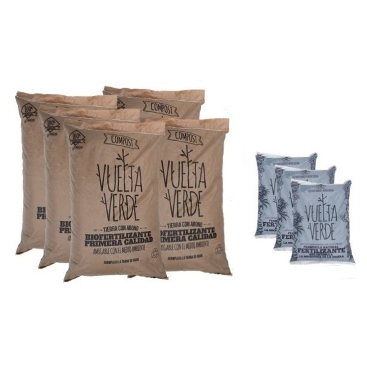 Pack Compost Y Sustrato Huerto Autocultivo