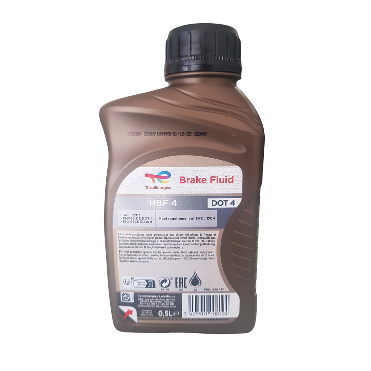 Liquido de Frenos HBF4 DOT4 TotalEnergies
