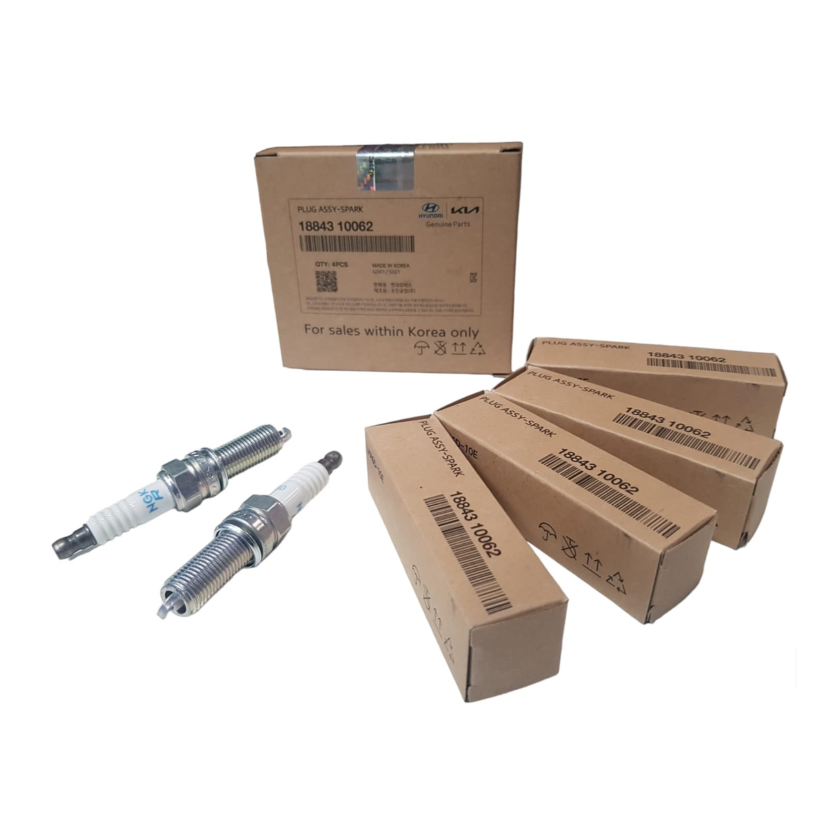 18843-10062 Hyundai Originales Juego bujías Kia Picanto Morn