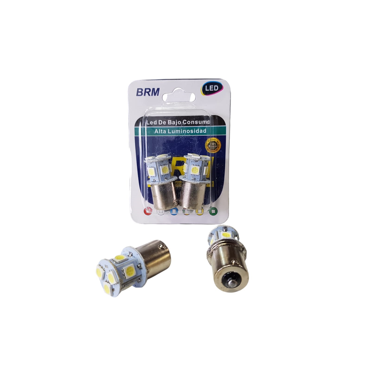 S25 LED 1 Contacto Pata Pareja p21/5w Ampolleta BRM