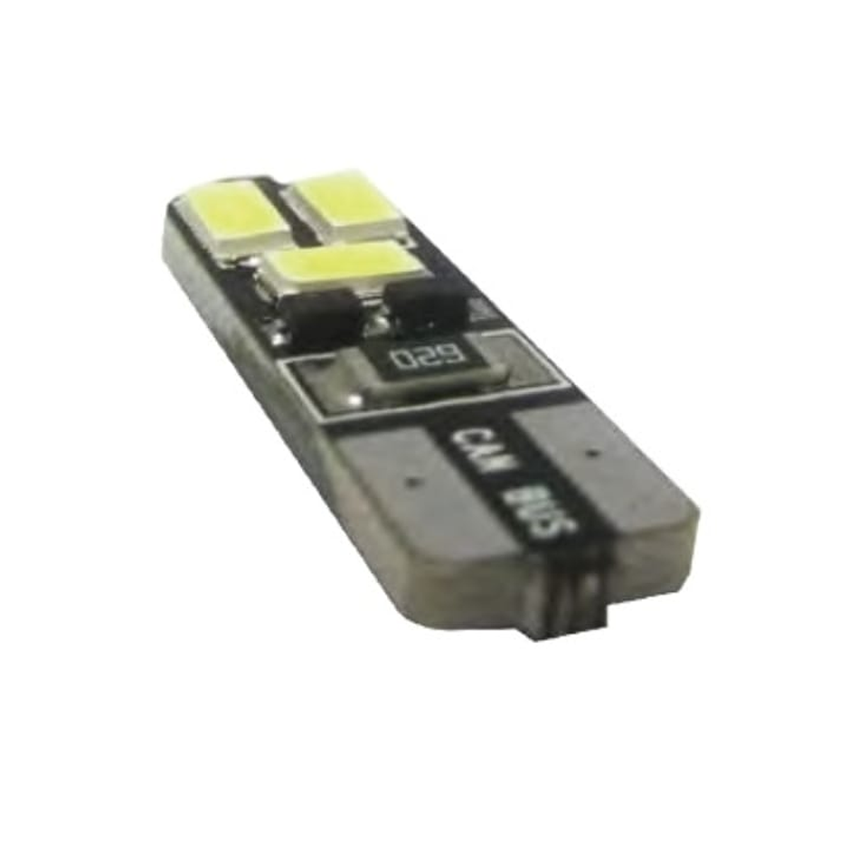 T10 6 Led Cambus 12v Ampolleta BRM Blanca Set 2 Unidades