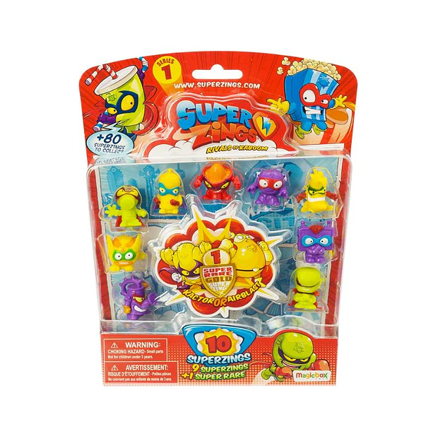 Superzings - Coleccionable 10- Pack - Rivals Of Kaboom - S1