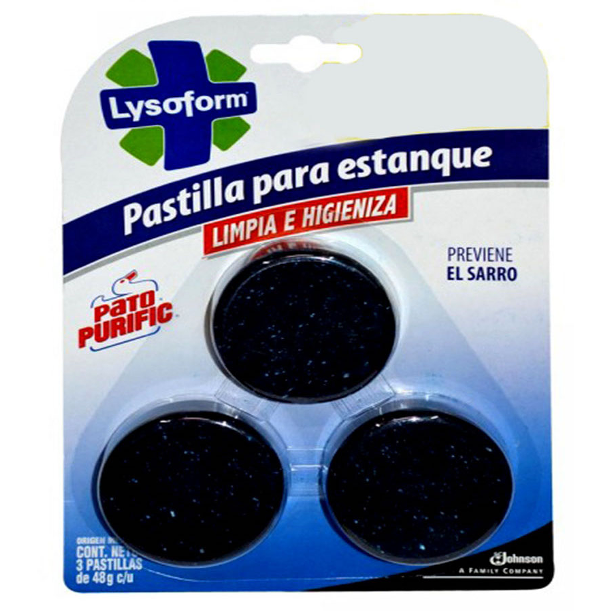 Pastilla Estanque Wc Azul Lysoform 3Un