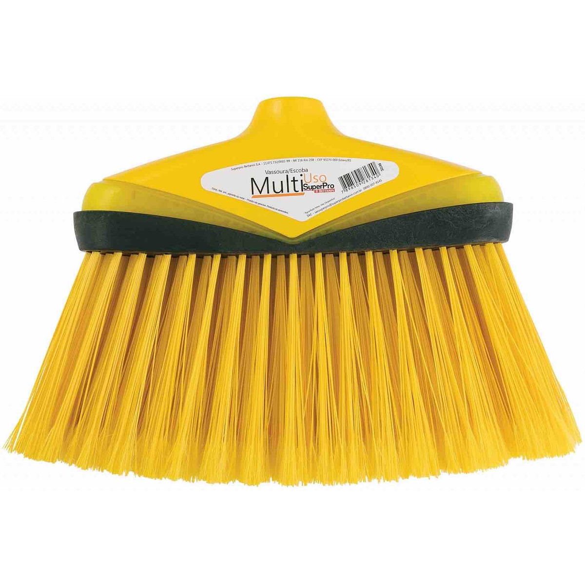 Escobillon Multiuso Naranjo 16.5X30Cm C/Mango 9672C