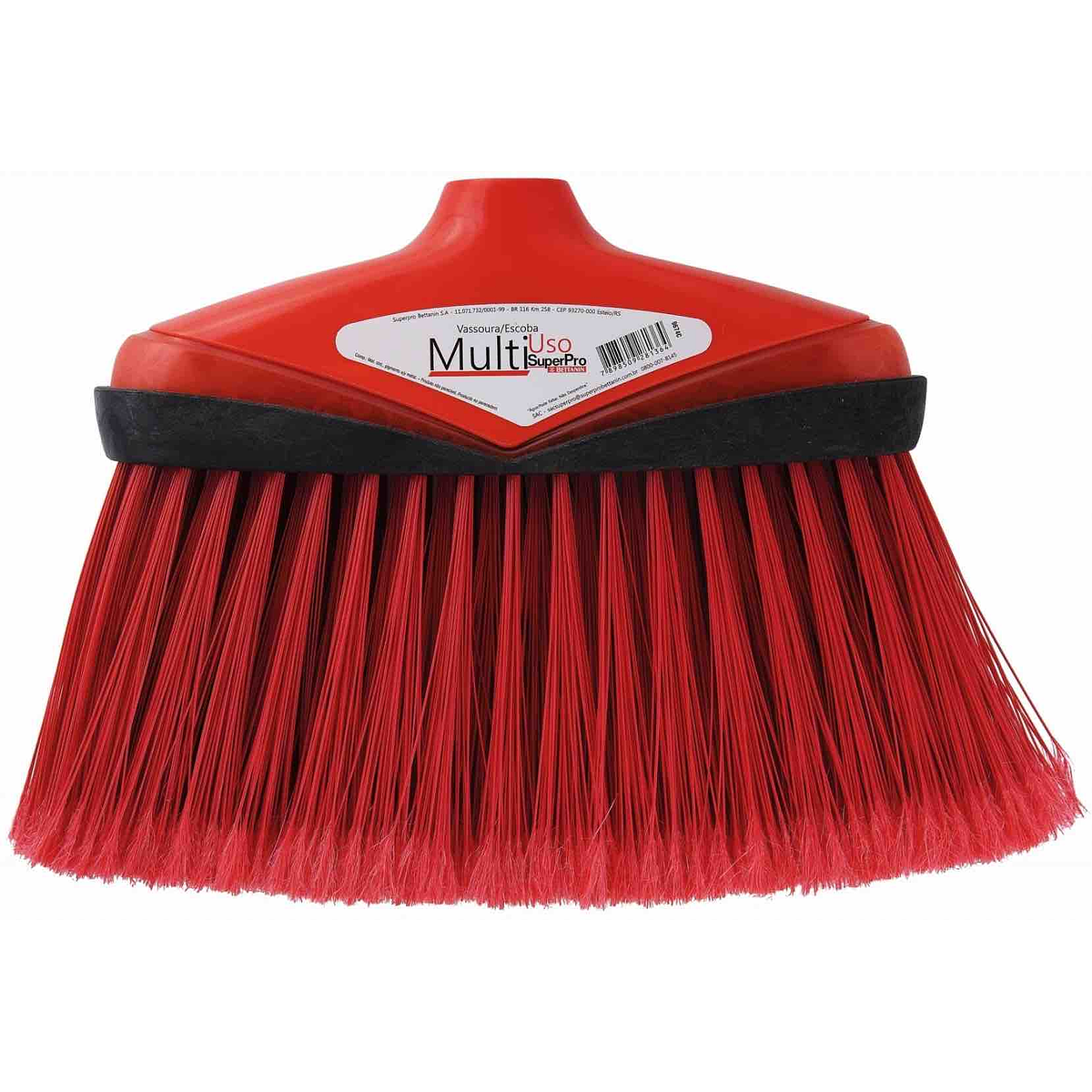 Escobillon Multiuso Rojo 16.5X30Cm C/Mango 9674C