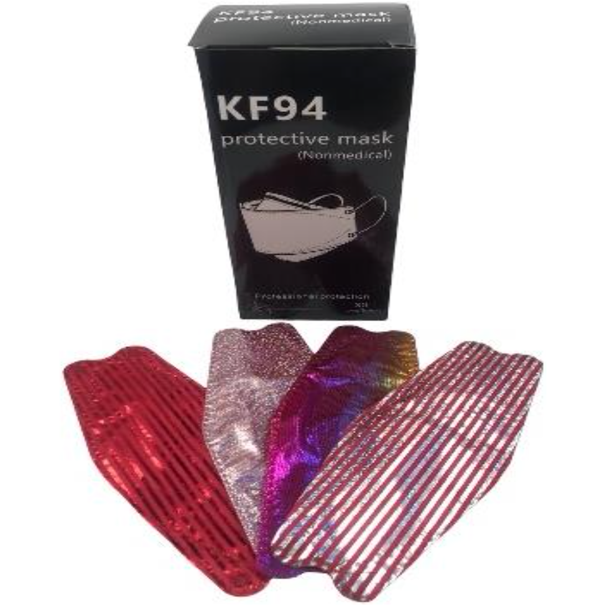 Mascarilla KF94 Adulto Brillantes 30Un