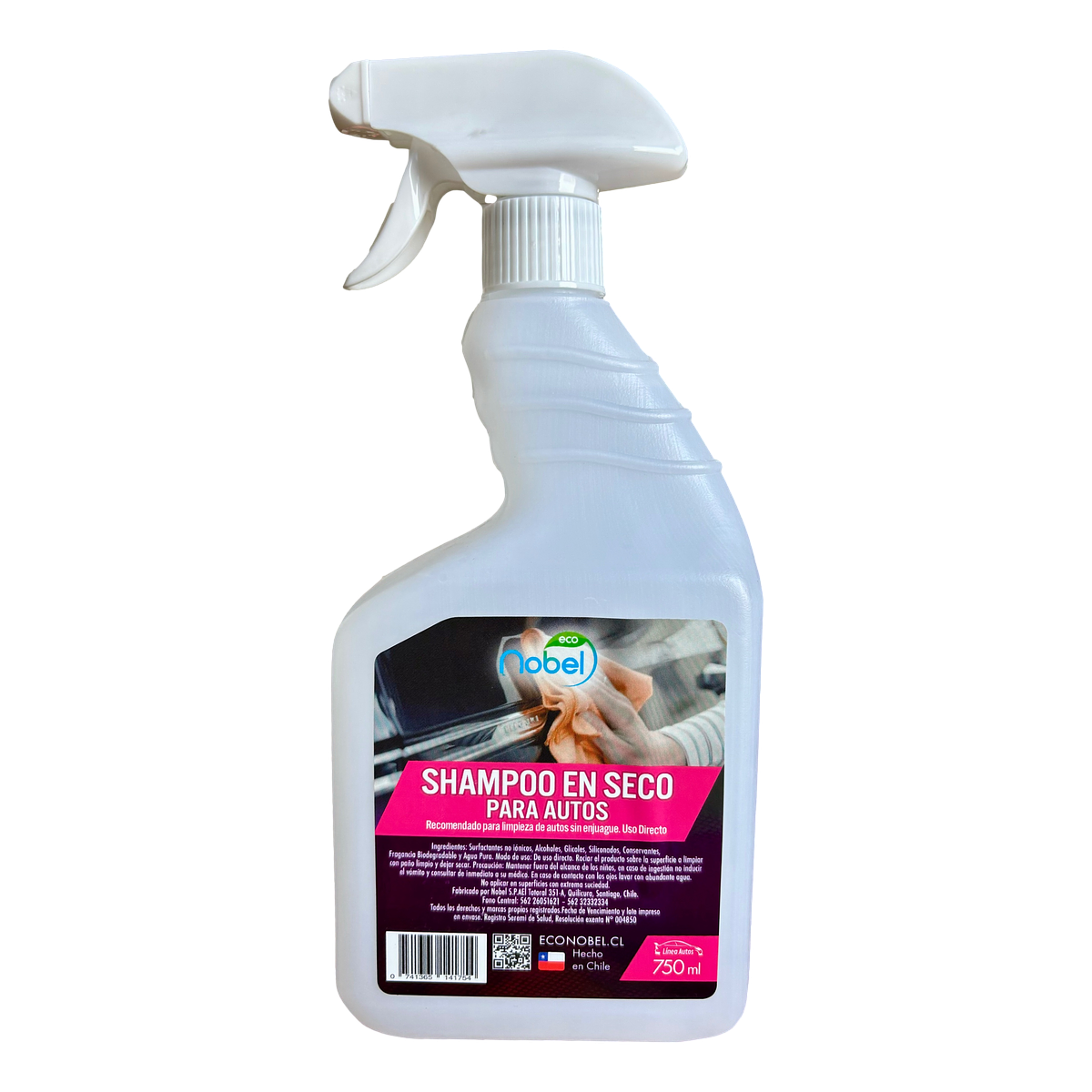 Shampoo en Seco para Autos Bioshamp-Sec 750cc Gatillo