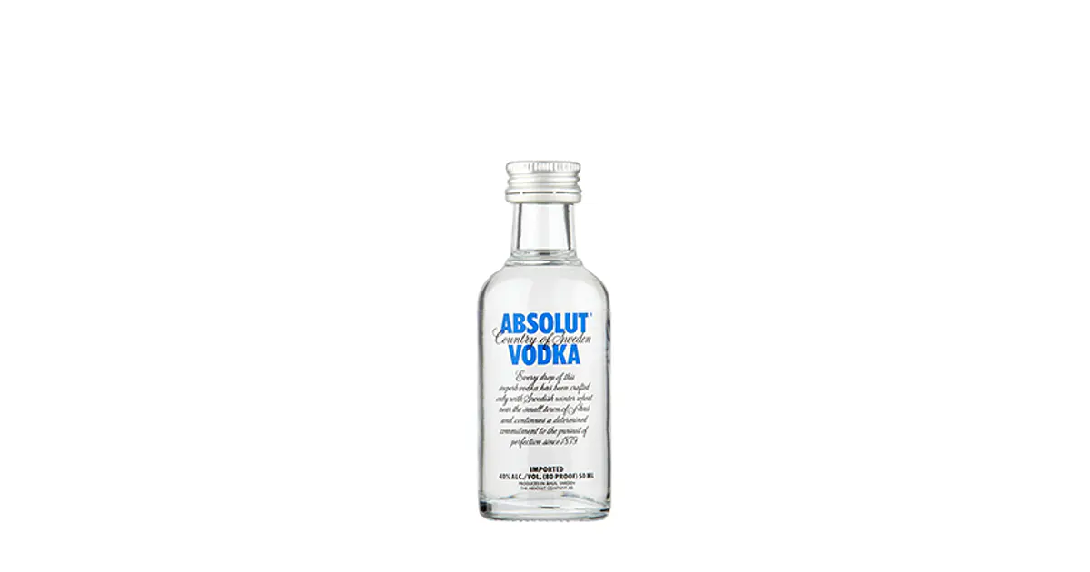 ABSOLUT VODKA - ORIGINAL VODKA - vol. 40% - 5cl