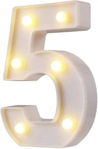 Numeros Decorativos, Lampara Luz Led