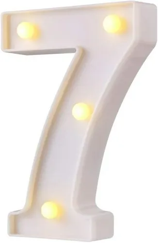 Numeros Decorativos, Lampara Luz Led
