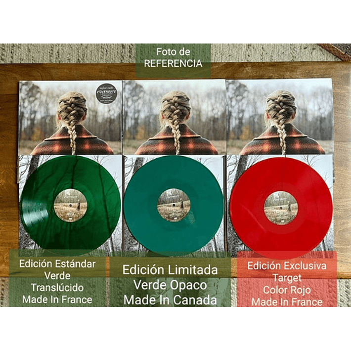 Evermore - Taylor Swift - Vinilo Deluxe Target Edition | WonderBox