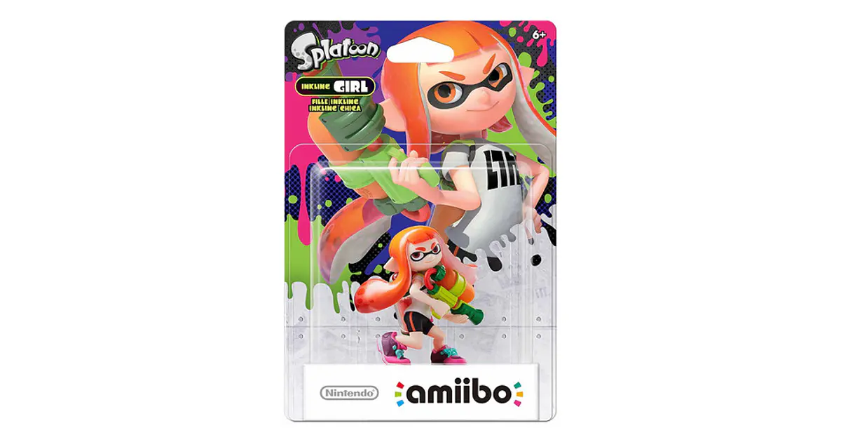 Figura Amiibo Inkling Girl - Splatoon Series