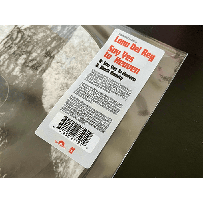 Lana Del Rey - Say Yes To Heaven - Vinilo 7'' Picture Disc | WonderBox