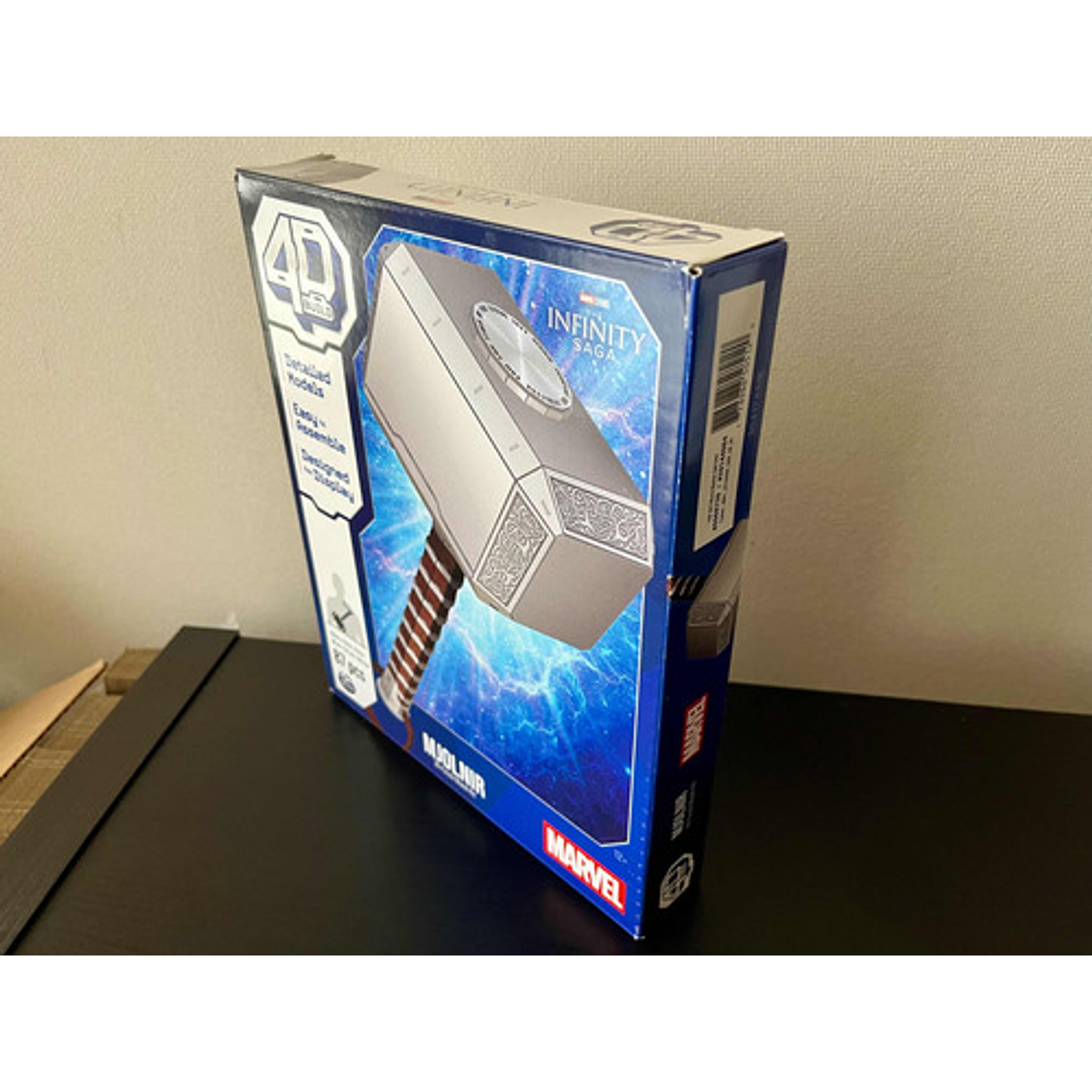 4D Build - Marvel Thor Martillo Mjolnir Kit Puzzle 3D | WonderBox