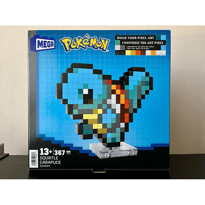Mega Pokémon Bloques De Construcción Pixel Art Squirtle | WonderBox