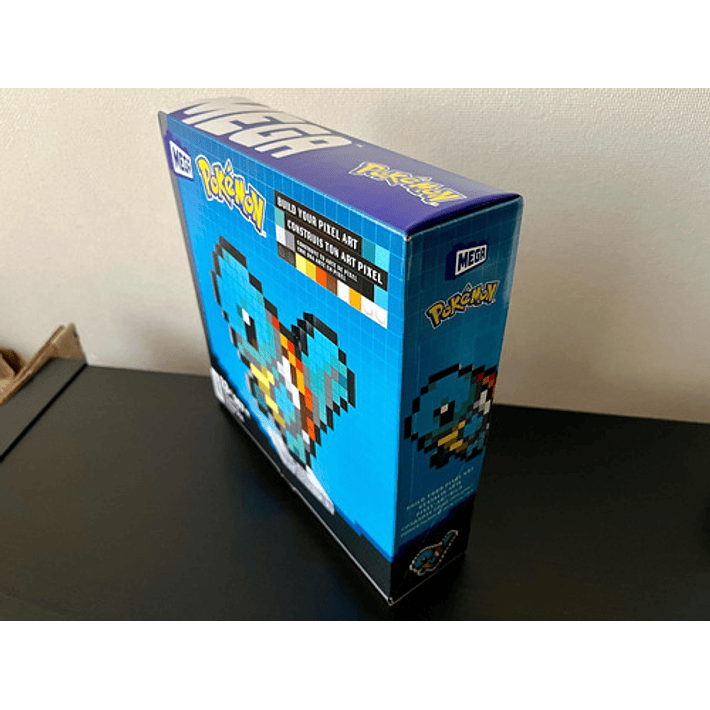 Mega Pokémon Bloques De Construcción Pixel Art Squirtle | WonderBox