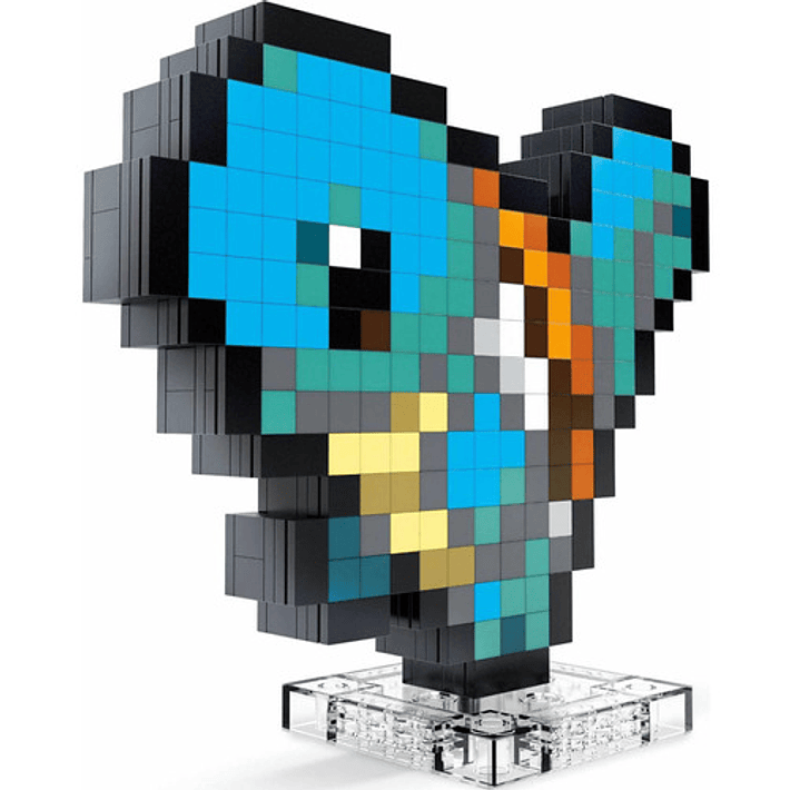 Mega Pokémon Bloques De Construcción Pixel Art Squirtle | WonderBox