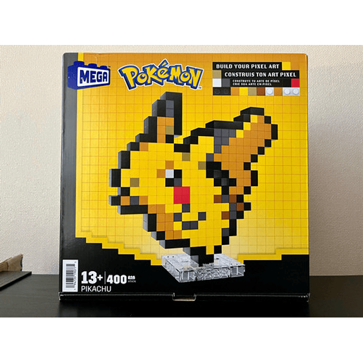 Mega Pokémon Bloques De Construcción Pixel Art Pikachu | WonderBox