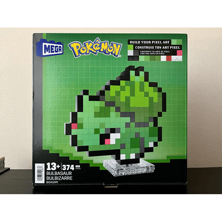 Mega Pokémon Bloques De Construcción Pixel Art Bulbasaur | WonderBox