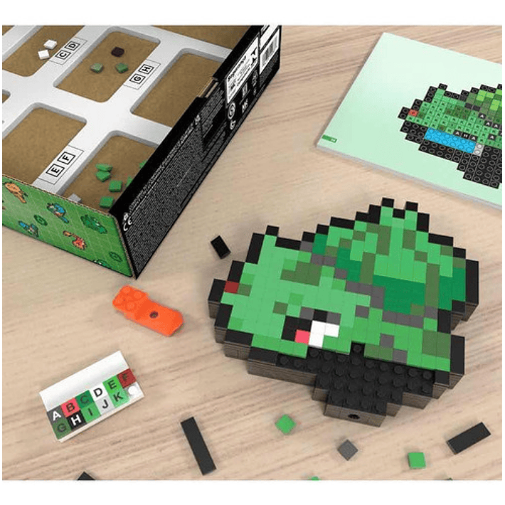 Mega Pokémon Bloques De Construcción Pixel Art Bulbasaur | WonderBox