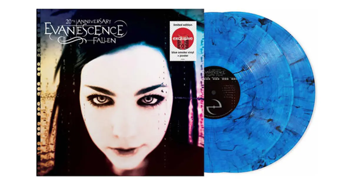 Evanescence - Fallen - Vinilo (2LP) Deluxe Blue Smoke Target