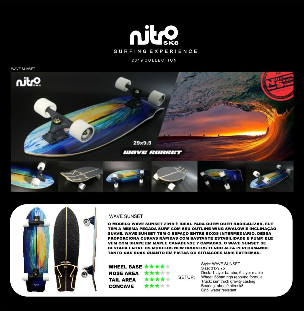 SurfSkate Nitro Wave Sunset 2019